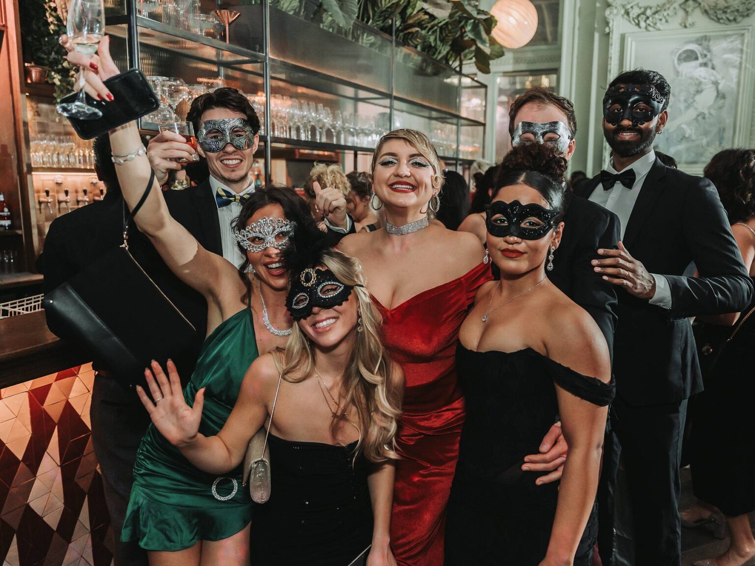 NYE Black Tie Masquerade Ball - 31st December - Cocktails & Conversations